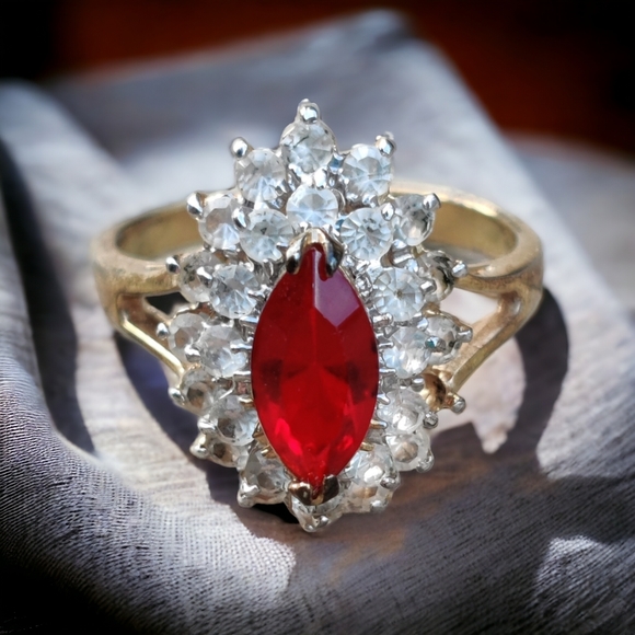 Vintage | Jewelry | Vintage 4k Ge Uncas Ruby Ring | Poshmark